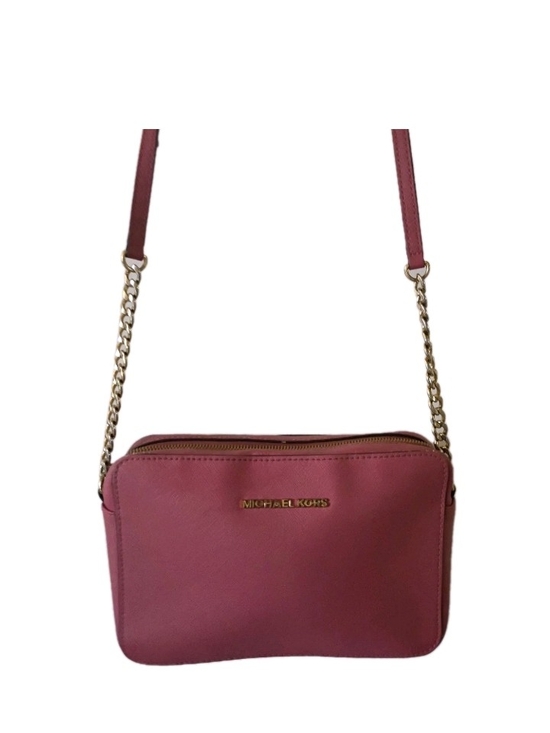 Michael Kors | Bags | Michael Kors Rose Pink Leather Chainstrap ...